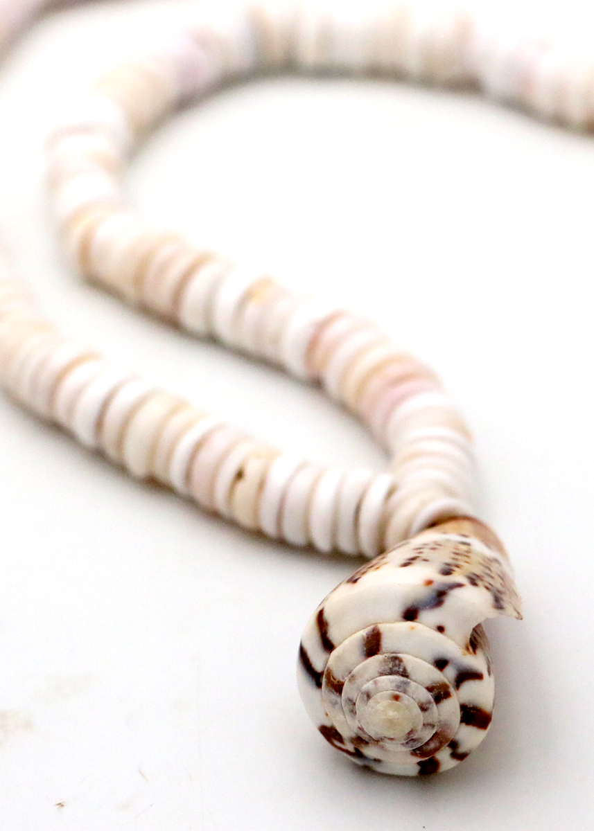 Hawaiian Puka Shell with Cone Shell Lei | KoaWood Ranch