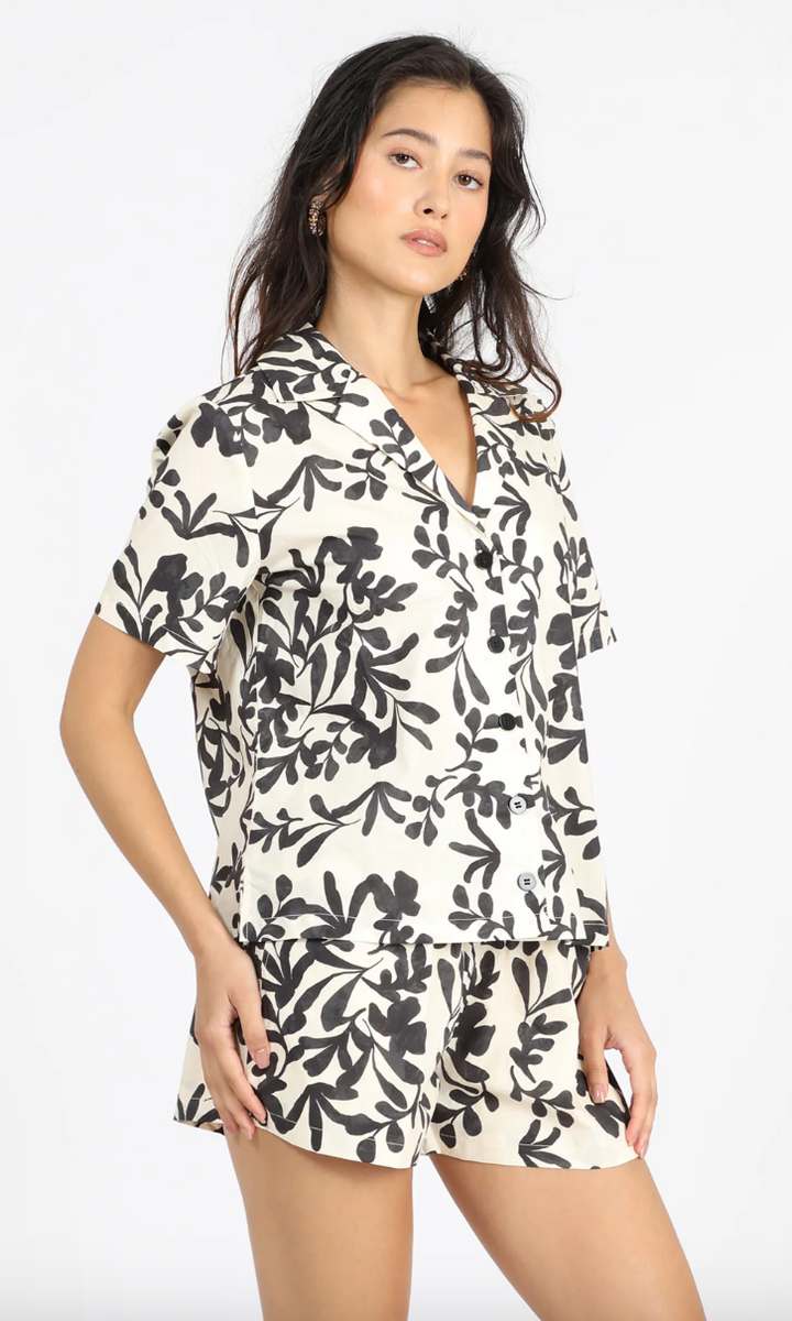 Aldo Shirt - Ecru/ Black by Greylin | KoaWood Ranch