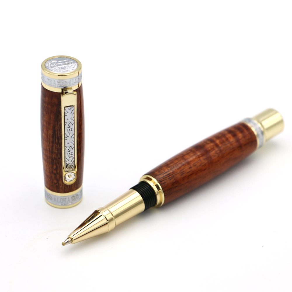 Premium Curly Hawaiian Koa Wood Aloha Pen | KoaWood Ranch